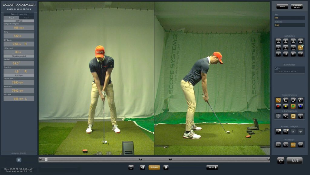 Golf | Scope Systems GmbH | Best Quality Video Analysis Systems