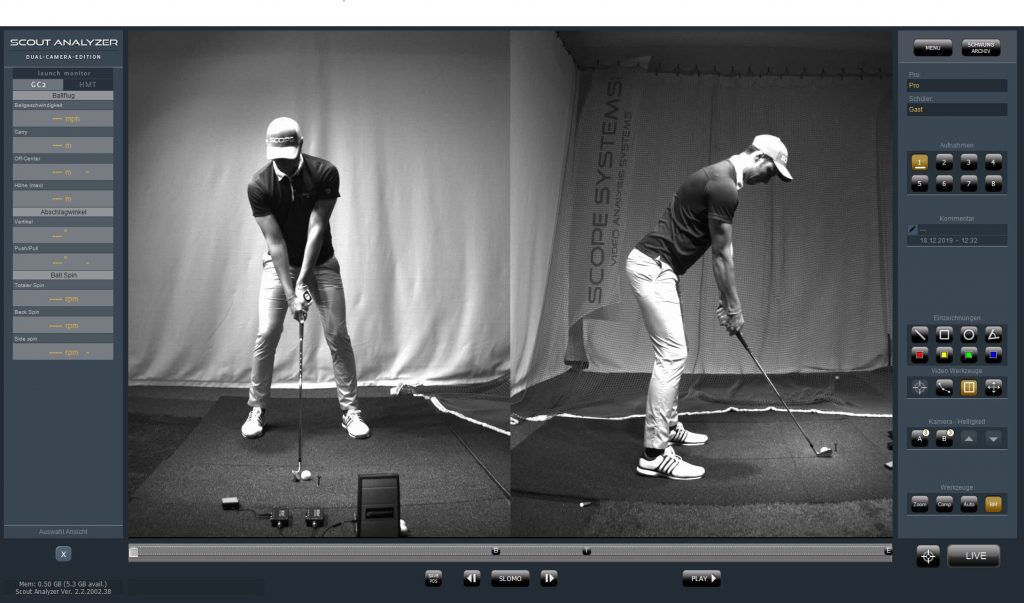 Golf | Scope Systems GmbH | Best Quality Video Analysis Systems