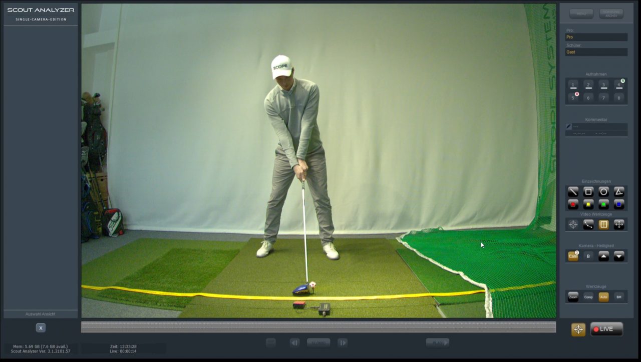 Golf | Scope Systems GmbH | Best Quality Video Analysis Systems